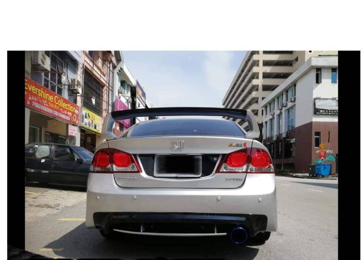 Honda Civic FD Type R Design Rear Bumper Diffuser | Lazada