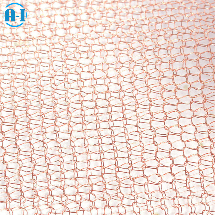 A-I Copper Mesh Copper Wire Mesh Dense Flexible and Strechy Hole ...