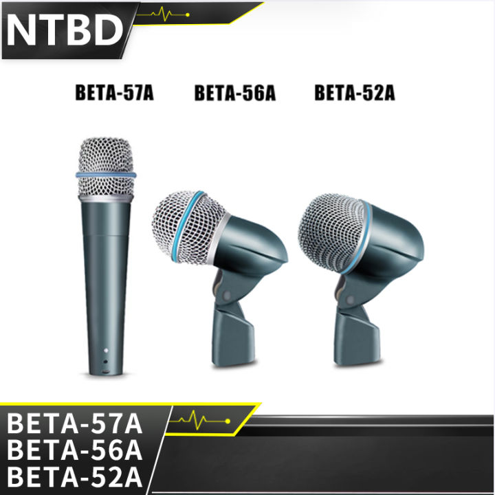 NTBD Beta52A/Beta56A/Beta57A Drum Microphone Instrument Kick Drum Bass ...