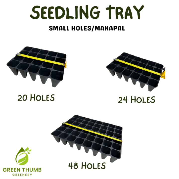 SEEDLING TRAY FOR PLANTING SMALL/BIG SIZES ( 9,20, 24, 30, 48, HOLES ...
