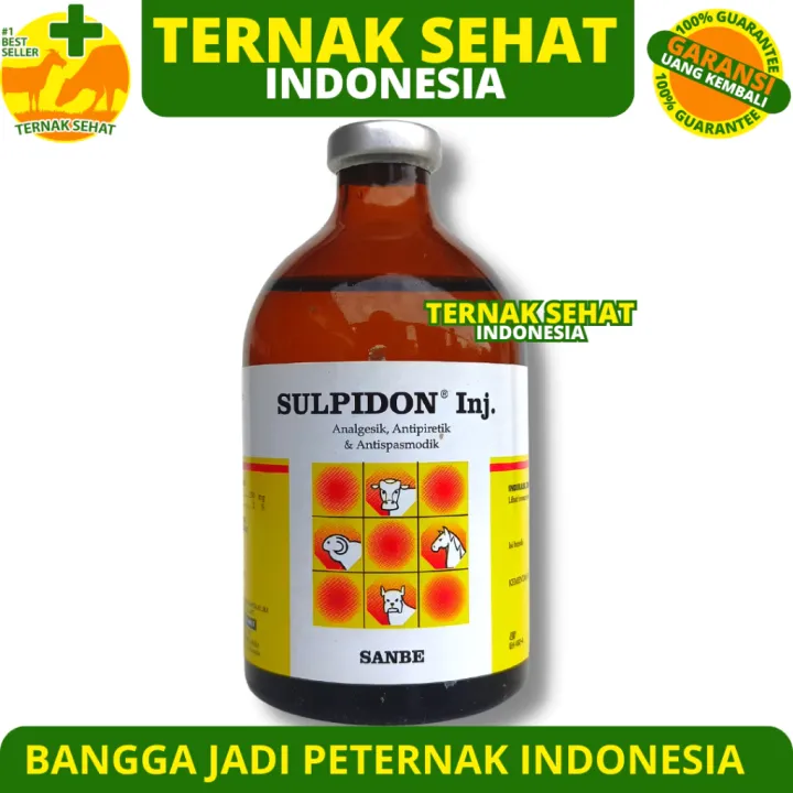 SULPIDON 100ML SANBE - Obat Pereda Sakit Hewan Analgesik Antipiretik ...