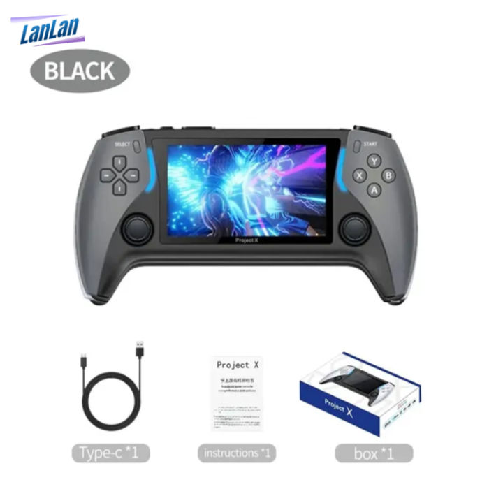 PROJECT X Handheld Game Console 4.3-inch IPS Screen Compatible For PS1 ...