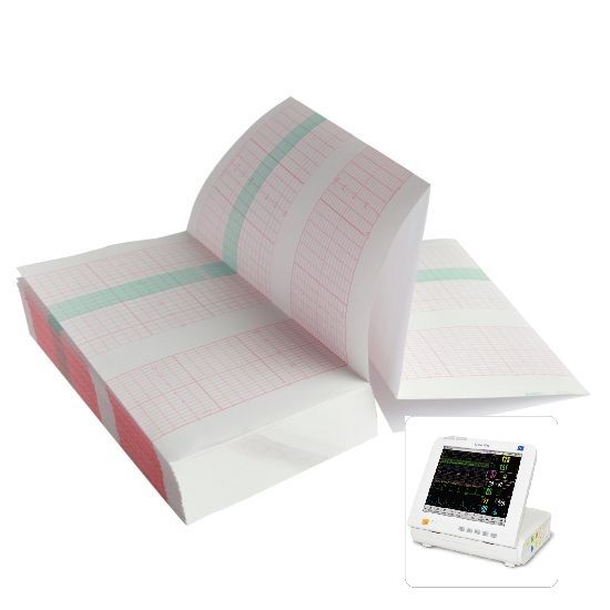 CTG/Fetal-Maternal Monitor Thermal Recording Paper (150 x 90 mm. 150 ...