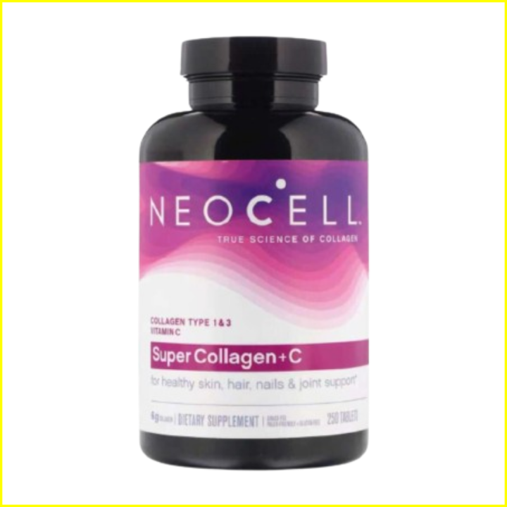 Neocell Super Collagen Type 1 And 3 Plus C Tablets Bottle Of 250 ...