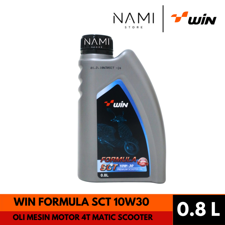 *WIN FORMULA SCT / SCOOTIC 10W-30 (0.8L)* Oli Mesin Motor Matic Scooter ...