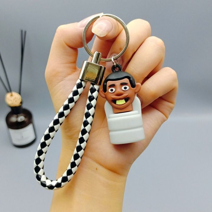 AUAUDAN Tv Man Camara Man Anime Skibidi Toilet Keychain Skibidi Toilet ...