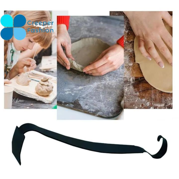 CREEPER Ergonomic Grip Pottery Trimming Tool Iron Double Ended Clay ...
