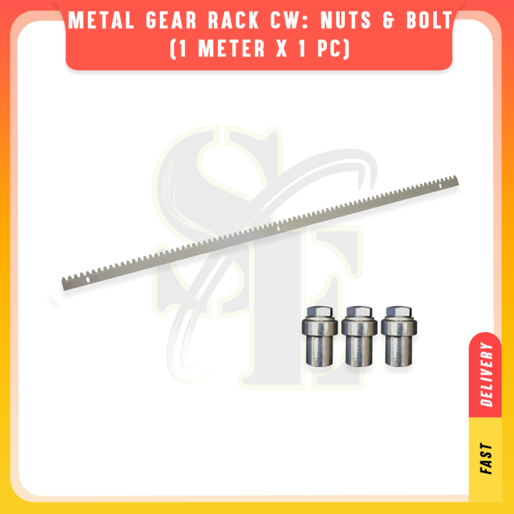 Autogate Spare Part- Metal Gear Rack 1 Meter x 1 Piece (Suitable for ...