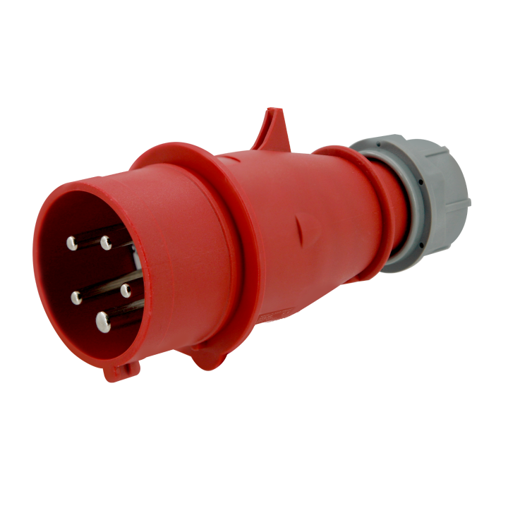 Safe-T-Cut Smart : ปลั๊กตัวผู้แบบกลางทาง (IP44) 3P+N+E 5P (16/32/63A ...