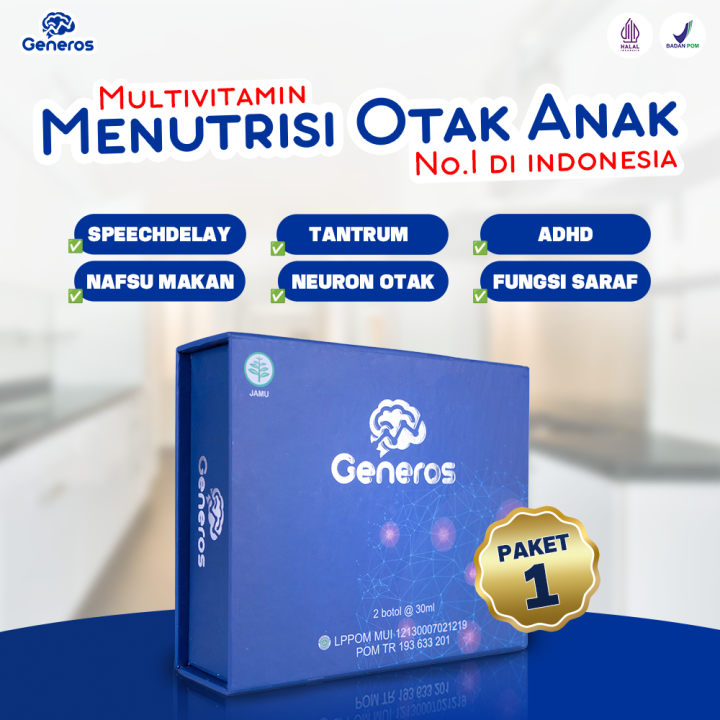 𝐃𝐈𝐒𝐓𝐑𝐈𝐁𝐔𝐓𝐎𝐑 Generos Multivitamin Nutrisi Otak Anak Atasi Terlambat ...