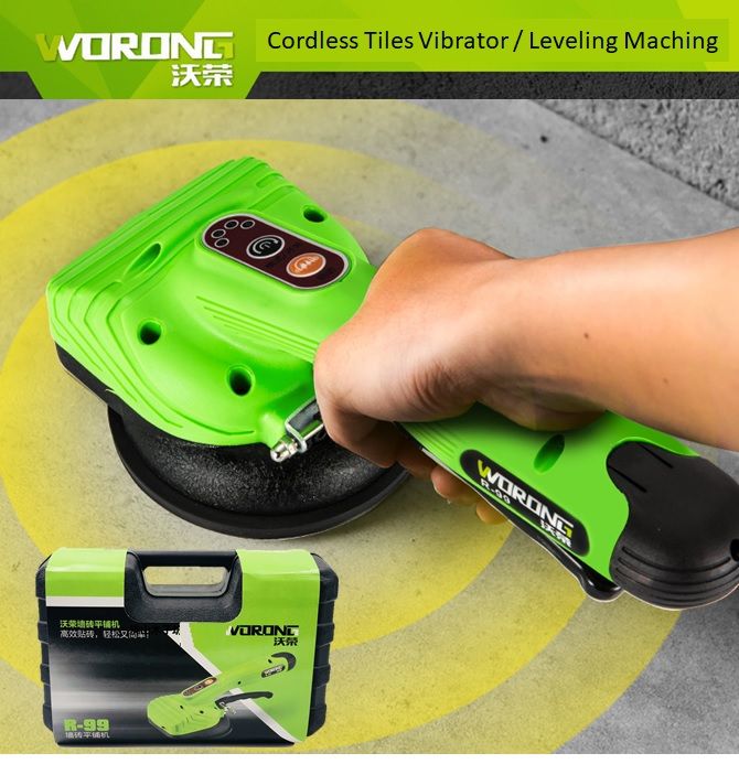 Worong Professional Cordless Tile Vibrator Leveling Machine R-99 | Lazada