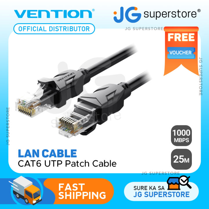 Vention CAT6 Ethernet PVC Cable UTP Patch 1000Mbps Lan Network Wire ...