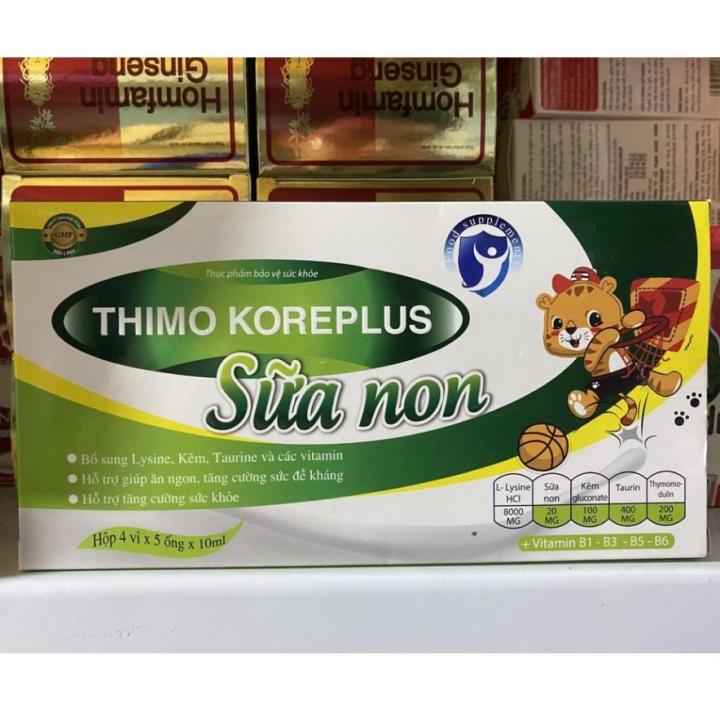 Thimo koreplus sữa non Hỗ trợ hấp thụ tốt hơn, ăn ngon, ngủ tốt, tăng ...