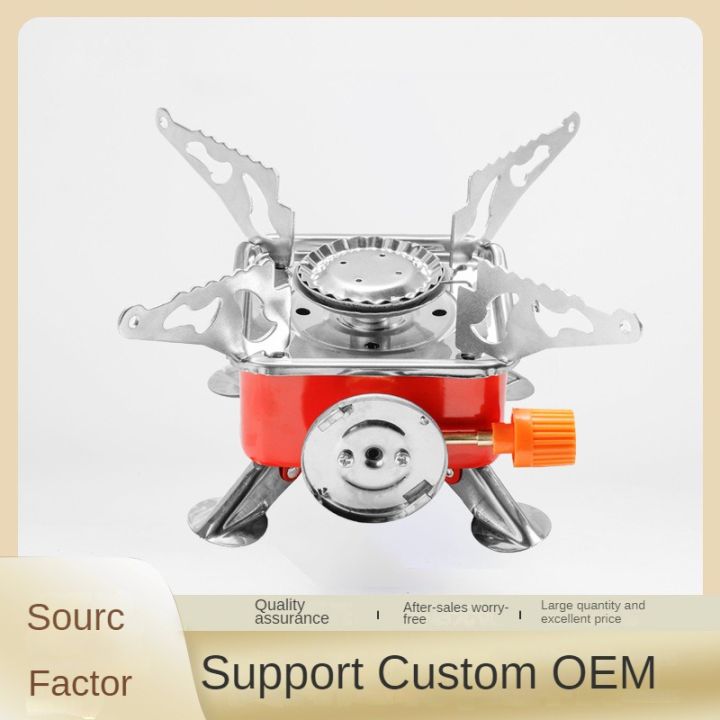 Outdoor Mini Small Square Stove Portable Folding Cassette Stove Camping ...