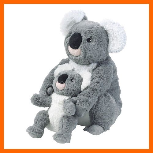 IKSOTAST Mainan Boneka set isi 2 koala warna abu-abu | Lazada Indonesia