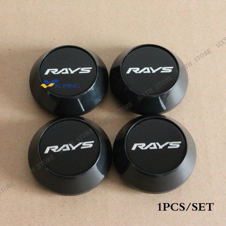 NEW 1PCS 65mm 68mm RAYS Logo Sticker Emblem RAYS Racing badge Auto Hub ...