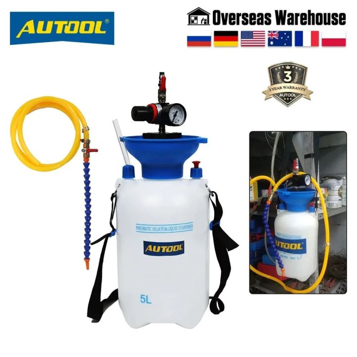 AUTOOL 5L Auto Pneumatic Automatic Transmission Refueling Replacement ...