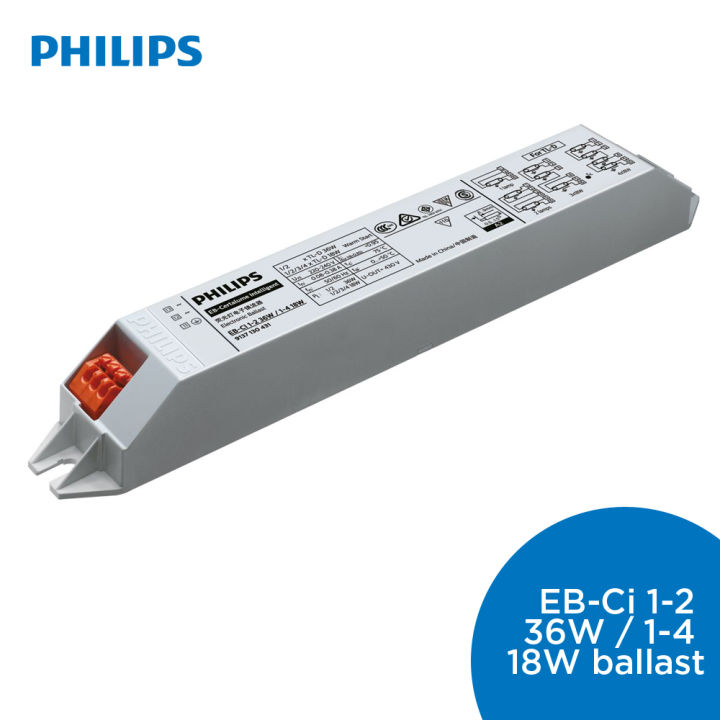 (Ready Stock SG) Philips EB-Ci 1-2 36W / 1-4 18W Electronic Ballast ...