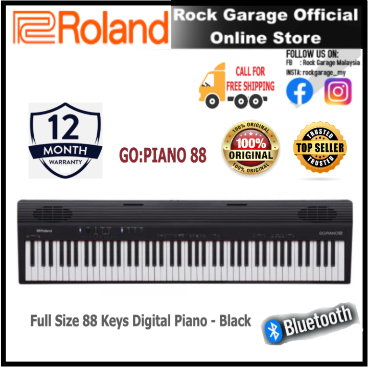 Roland GO PIANO 88 - Full Size 88 Keys Digital Piano - Black (GO-88P/GO-PIANO 88/GOPIANO88) | Lazada