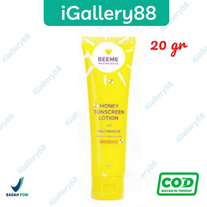 Reseller Resmi Beeme Honey Sunscreen Lotion with Niacinamide SPF 50 ...