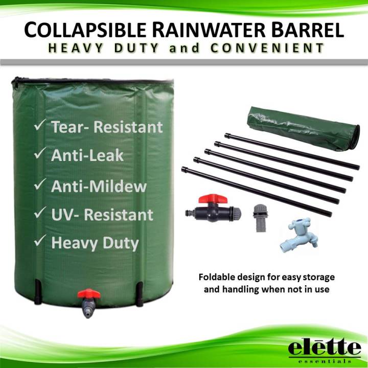 100L High Quality Collapsible Rainwater Tank (green) | Lazada PH