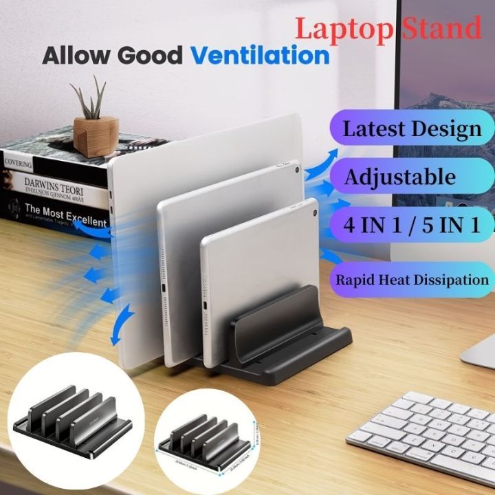 Vertical Laptop Adjustable Stand Laptop Holder Stand Laptop Vertical ...