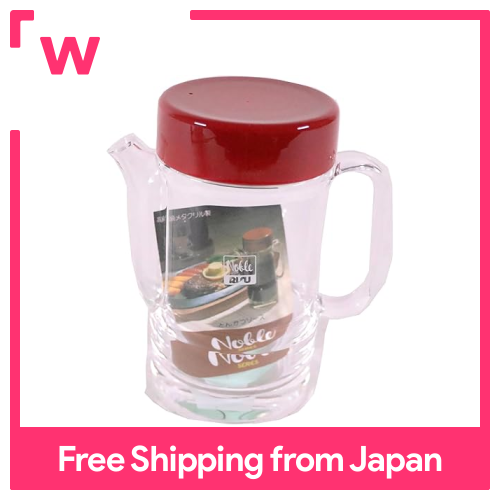 Squirrel Seasoning Container Tonkatsu Sauce Container Red 320ml Noble ...
