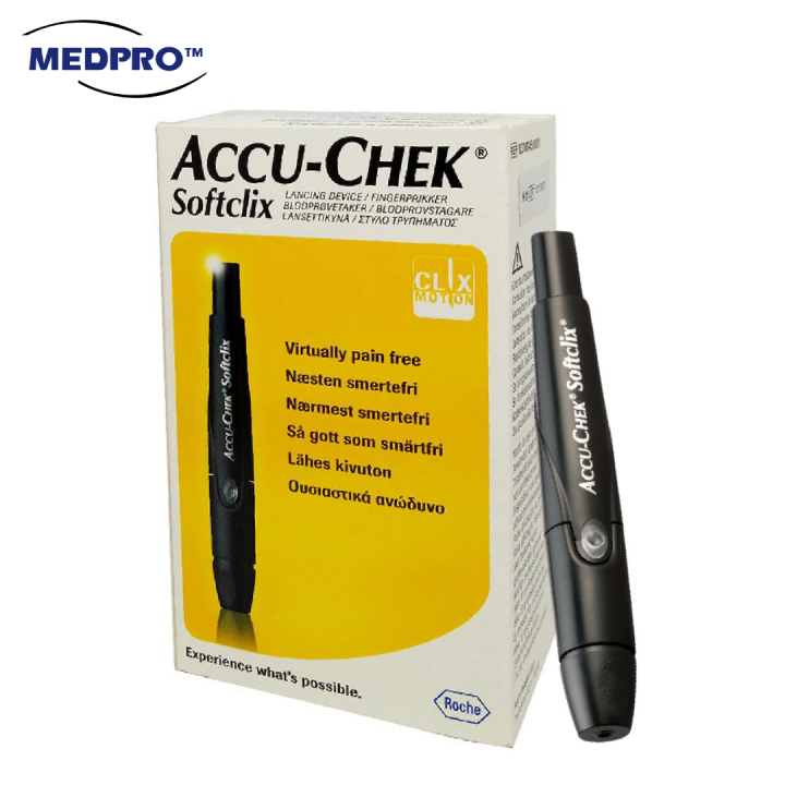 [Exp:02/2026] ACCU CHEK Softclix Lancing Device Kit MEDPRO MEDICAL ...