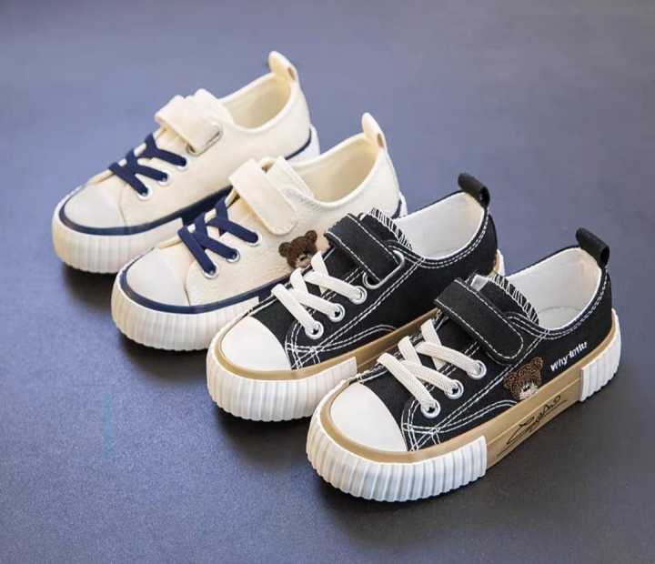 sepatu kanvas anak fashion bear down | Lazada Indonesia
