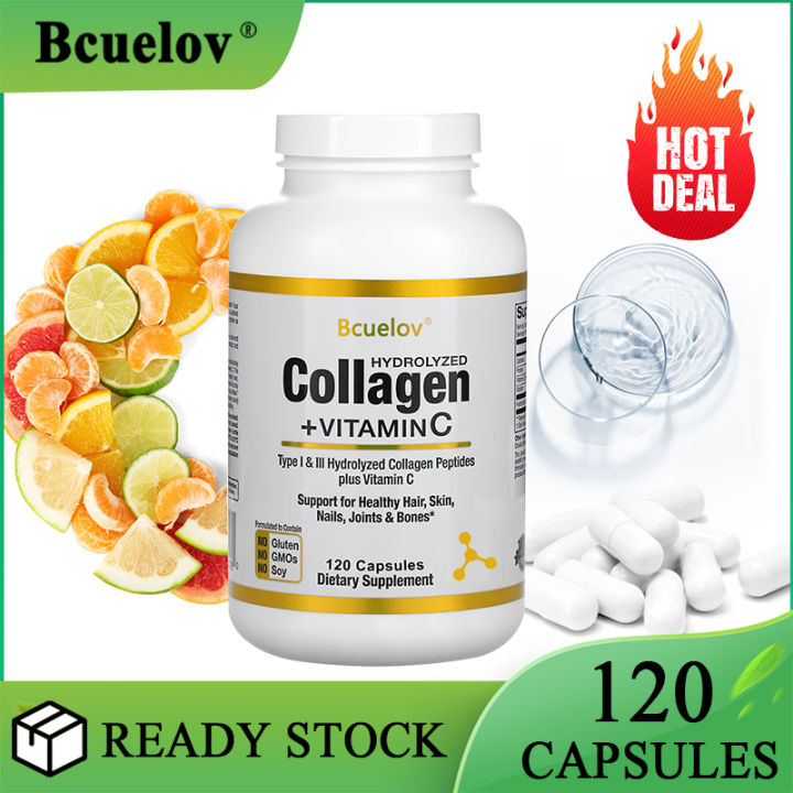 bcuelov Bio Collagen Peptides – Hydrolyzed Collagen Type I, Type III ...