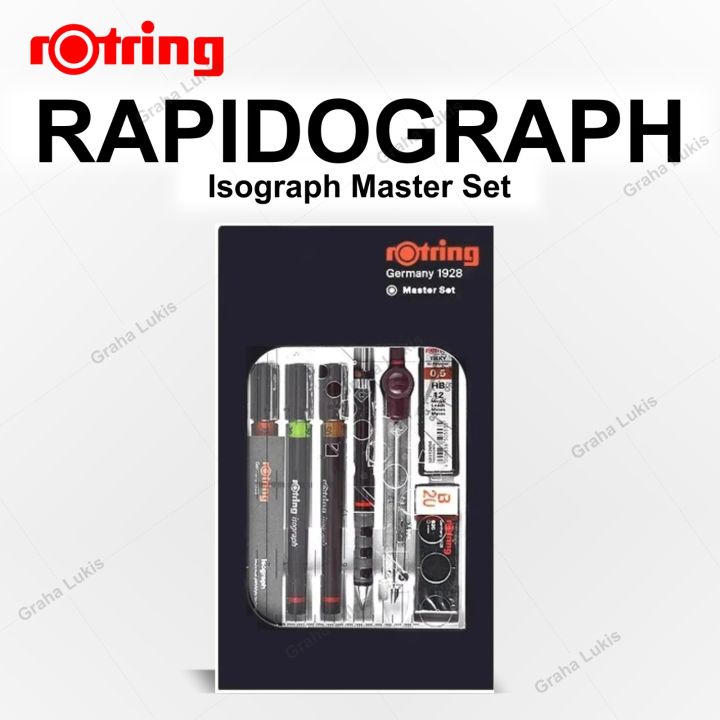 Rotring Master Set Coffret Expert 5CT - Set Alat gambar | Lazada Indonesia