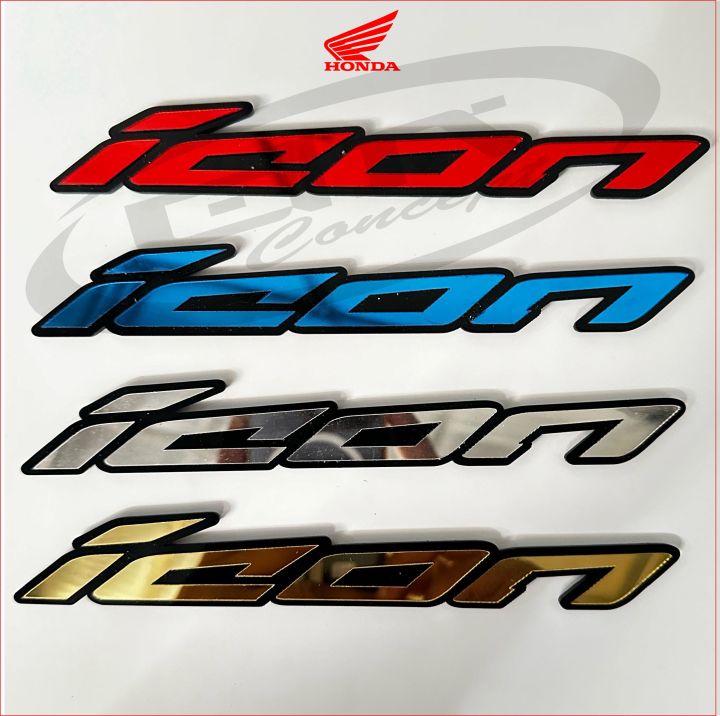 Emblem Honda ICON Beat Thailand Logo Motor 3D Akrilik Variasi Modip ...