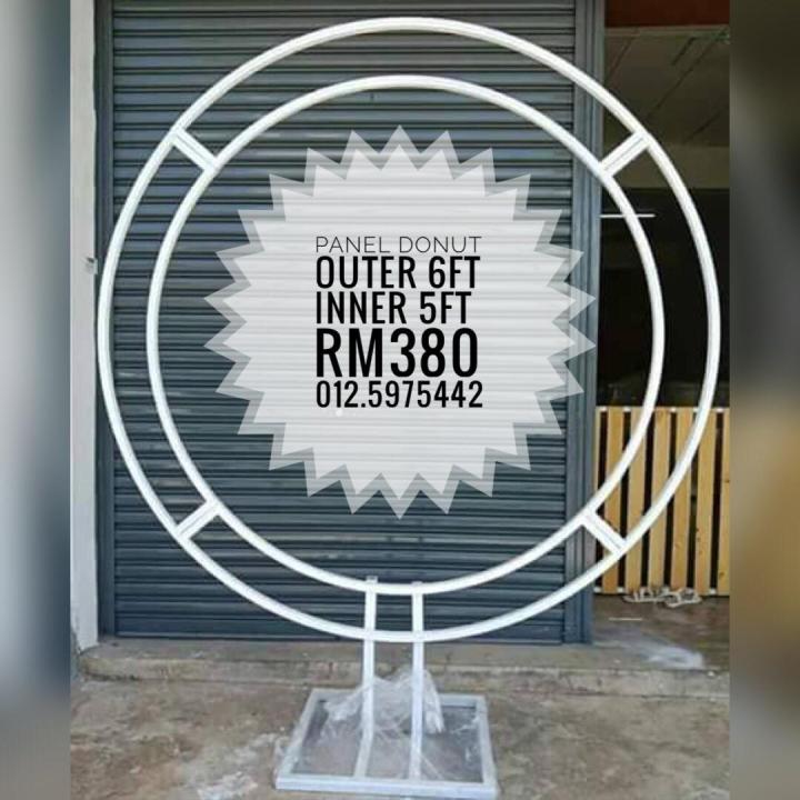 Panel Bulat Besi Wedding Decoration Outdoor | Lazada