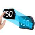 Car Digital GPS Speedometer HD LED Display Speed MPH KMH HUD Overspeed Alarm Head Up Display ...