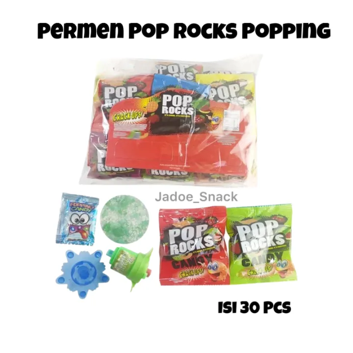 Permen Pop Rock Popping 30 x 9 Gr Rasa Buah by JadoelSnack | Lazada ...