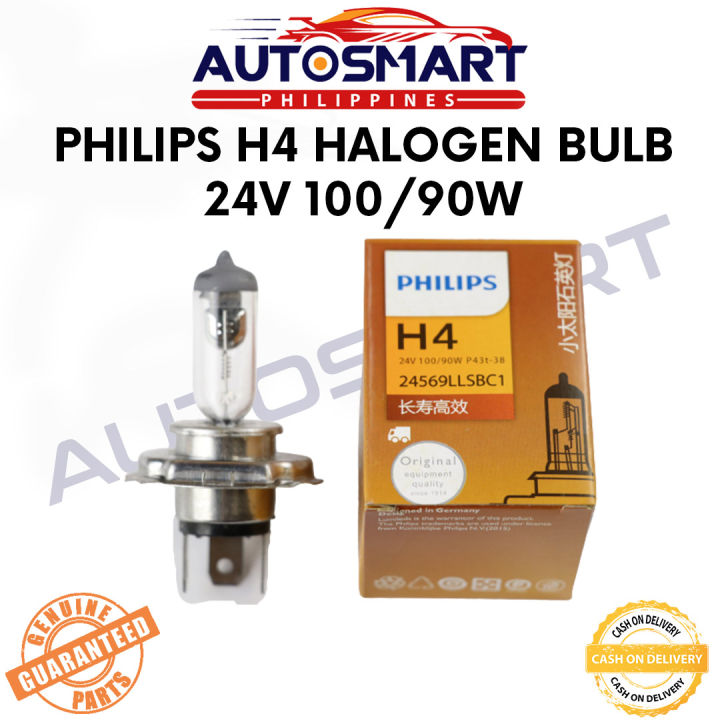 Philips H4 24V Halogen Bulb 100/90W | Lazada PH