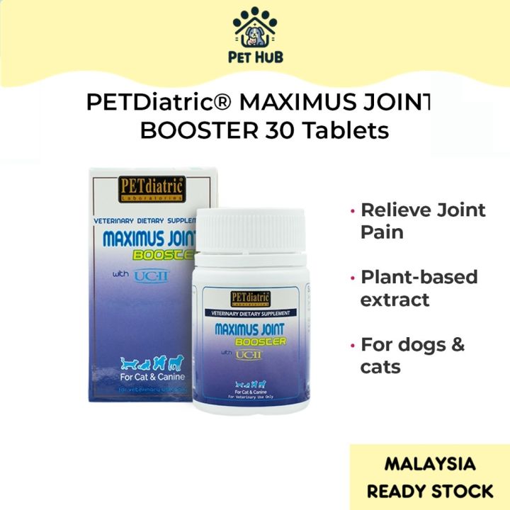Pet Hub | PETdiatric MAXIMUS JOINT BOOSTER 30 Tablets for Cats and Dogs ...