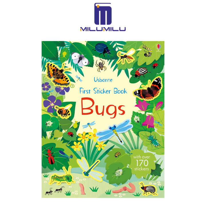 Original Popular Books First sticker book bugs Colouring English ...