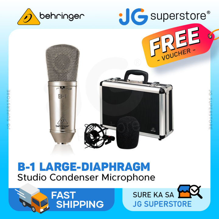 Behringer B-1 Gold-Sputtered Large-Diaphragm Studio Condenser ...