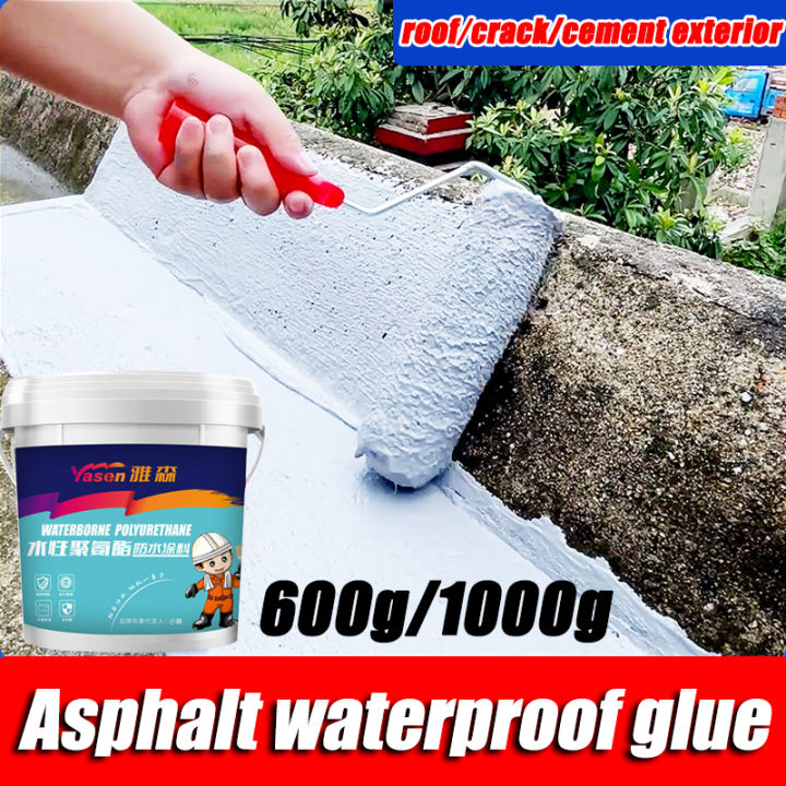 1000G with brush Asphalt waterproof glue Super Waterproof Sealant Glue ...