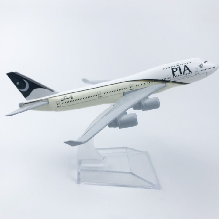 [16cm] โมเดลเครื่องบิน PIA รุ่น A320 สายการบินปากีสถาน วัสดุทำจากเหล็ก ...