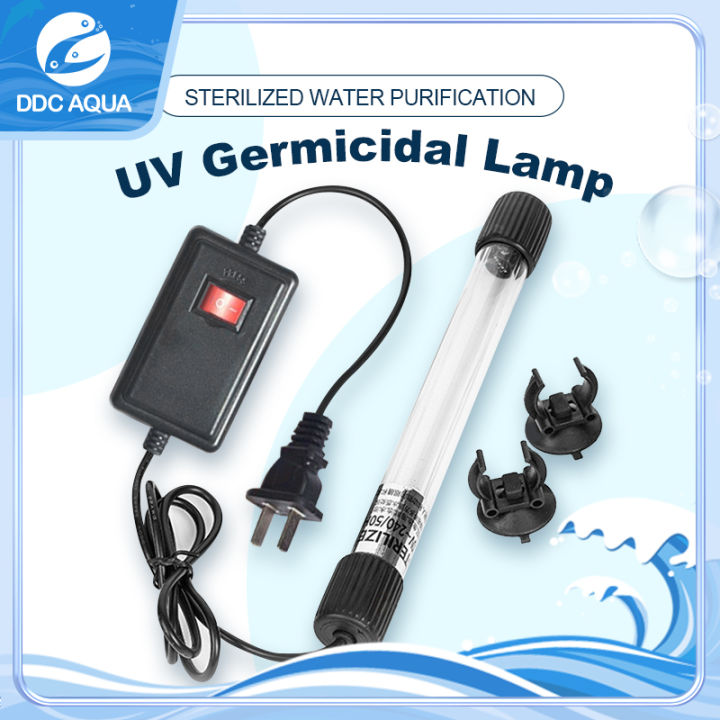 【DDC AQUA】 UV Light Fish Tank UV Sterilization Lamp Pond Water ...