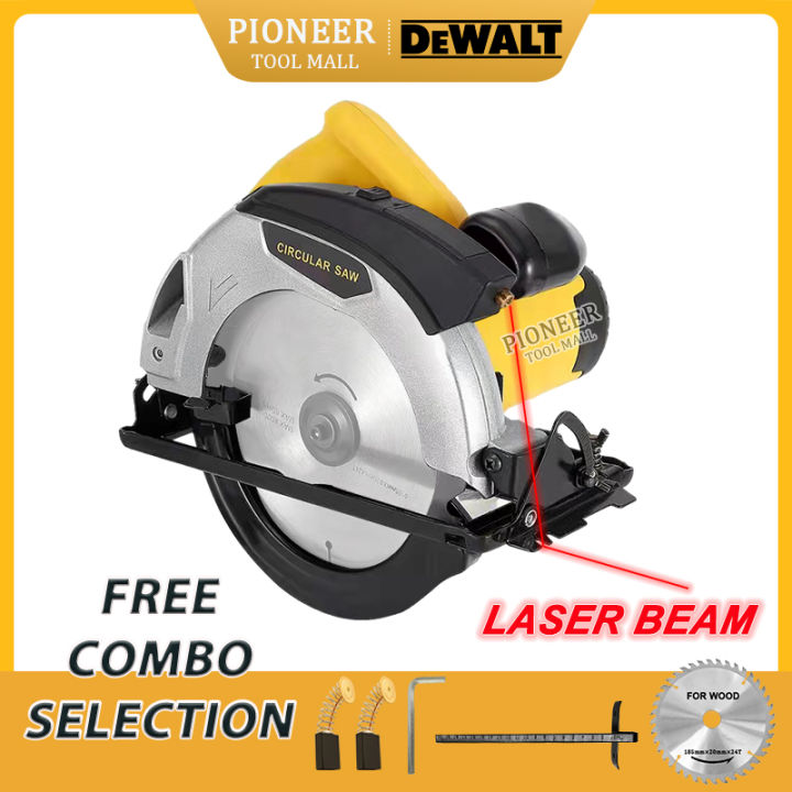 DeWALT Circular Saw Power 1200W Electric circular saw with LASER BEAM ...