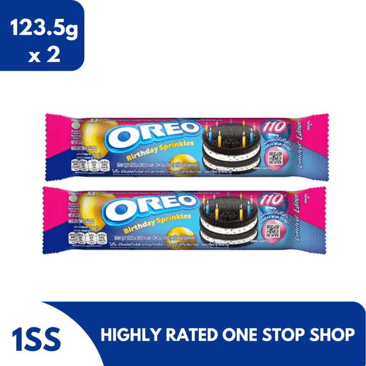 Oreo Birthday Sprinkles Cookies, 123.5g set of 2 | Lazada PH