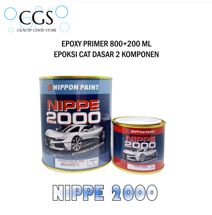 CAT DASAR EPOXY NIPPE 1 Liter - epoksi mobil - epoksi besi - epoksi ...