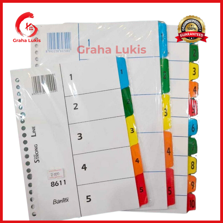 Bantex Pembatas Binder Mylar A5 dan B5 | Lazada Indonesia