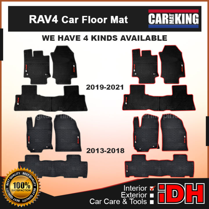 Toyota RAV4 Premium Rubber Matting 2013 - 2018 | 2019-2021 Heavy Duty ...