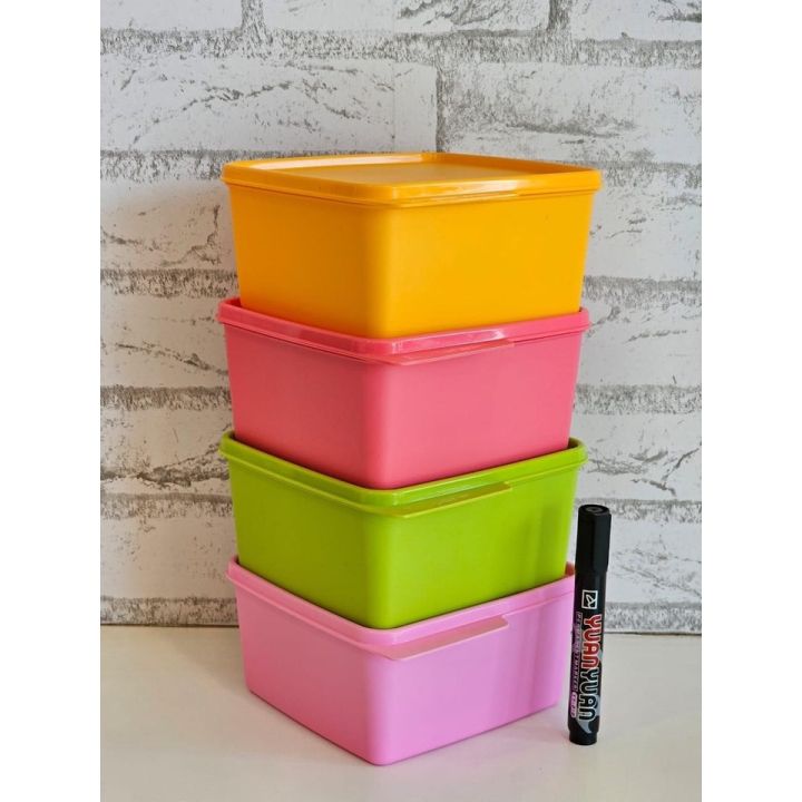 Tupperware Snack & Stack (4) 1.2L/ Tupperware Snack N Stack 1.2L 4pc ...