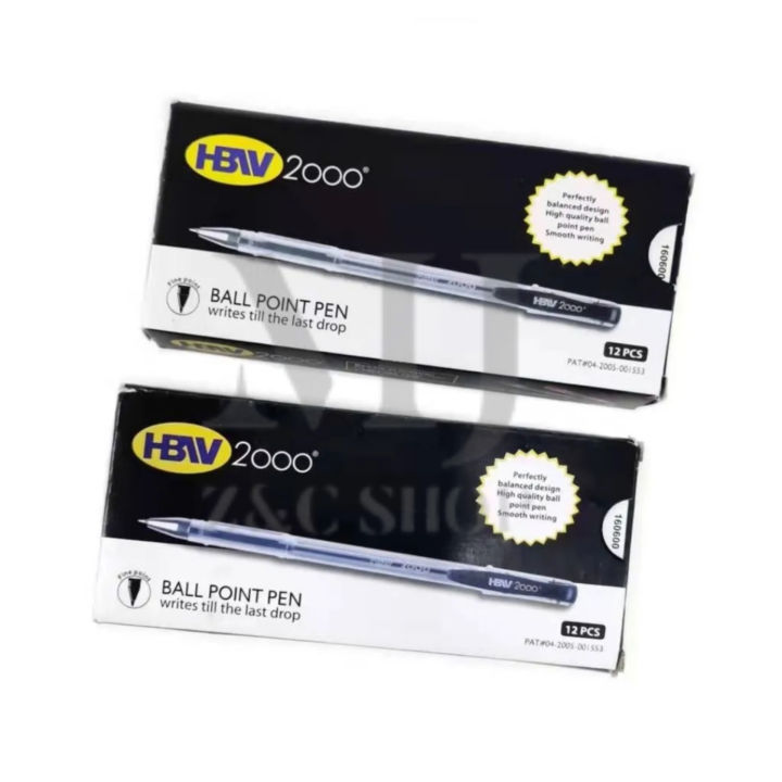 HBW 2000 Ball Point Pen Black Ballpen | Lazada PH