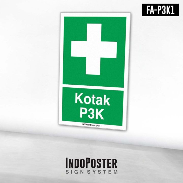 Stiker Sign Kotak P3K First Aid Box Standar ISO 7010 | Lazada Indonesia